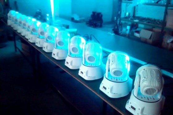 Stage Show RGB LED Moving Head Wash Light With 240V Voltage Sound Control Mode