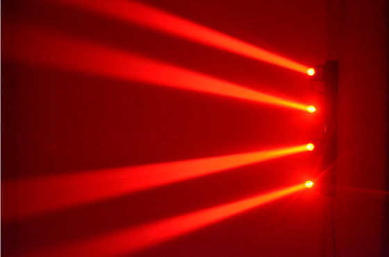 DJ Lighting LED Moving Head Light 10W * 4 Heads 4 In 1 RGBW Beam Light