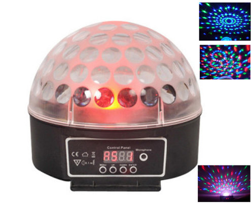 RGB LED Effects Lighting LED Crystal Ball Light Mini Magic Ball For Disco