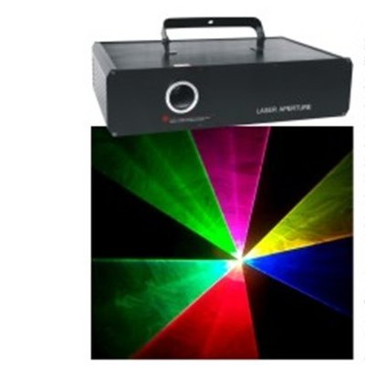 Stage High Power Laser Stage Lighting / 1W Colorful Animation Laser Light