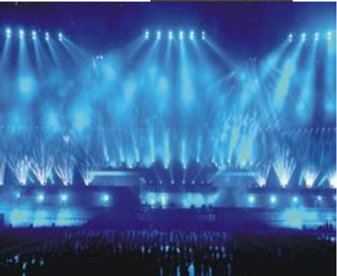 Portable 575W MSD Moving Head Lamp KTV Strobe Spotlight AC 90-250V