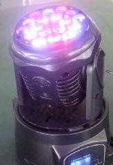 Nightclubs 3 Watt LED RGB Moving Head Wash Light , DMX stage light