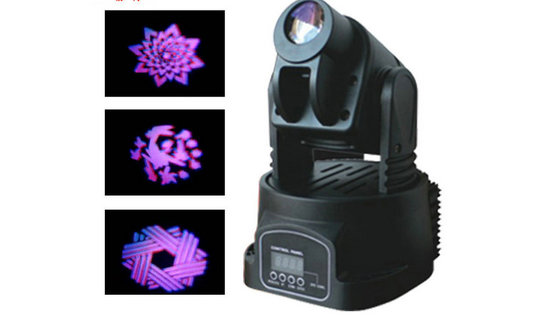 Nightclubs 50 Watt LED Stage Spotlights DMX Rotating Gobo Light