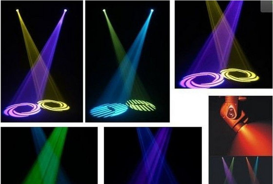 Nightclubs 50 Watt LED Stage Spotlights DMX Rotating Gobo Light