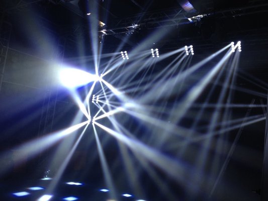 Single White Or 4 In 1 RGBW 8 Eyes Spider LED Moving Head Light DMX Stage Lighting
