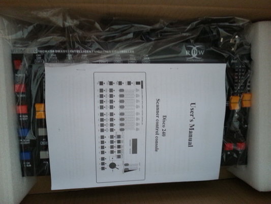 240 DMX512 Stage Lighting Controller With LCD Display For Stage