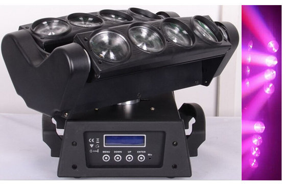 Single White Or 4 In 1 RGBW 8 Eyes Beam Spider LED Moving Head Light DMX Stage Lighting