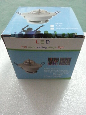 3Watt / 9Watt LED Strobe Lights RGB Full Color Stage Ceiling Light For KTV