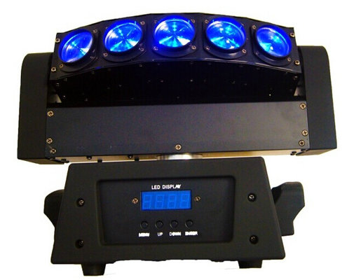 LED Moving Head Light  5 Eyes x 10W 4 In 1 RGBW Beam Applicable for Stage Show