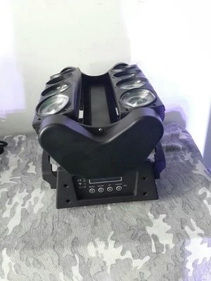 5600K Sound Activate LED 8Eyes 10W RGBW Cree Bulb Moving Head Beam Light
