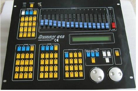 Stage Lighting Sunny512 DMX Controller With LCD Display For Moving Head Lights