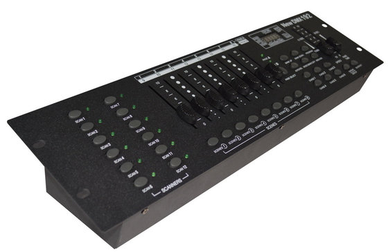 Stage Lighting 192DMX512 Controller Black Color 90V - 240 V For Light Show 16 Channels