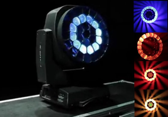 Digital Beam Morphing Bee-eyes 19 x 15W RGBW LED Moving Head Wash Light