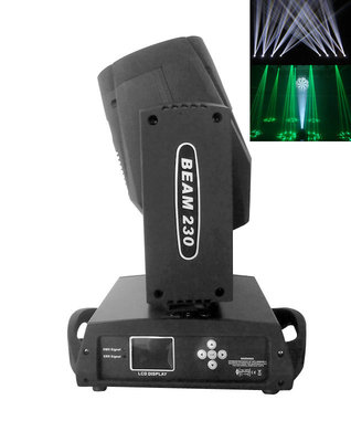 Black 230w 16 Channels Moving Head Beam Light With Color Touch Screen
