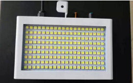 LED 50W 180Bulbs SMD Super Brightness White or Black Case Strobe Lights For Party