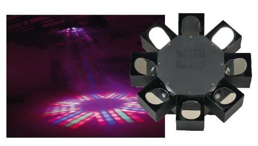 Led Eight Claws Fish Octopus Light ， Rgb LED Effects Lighting