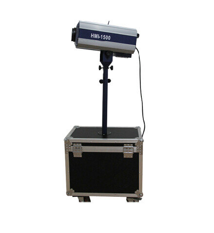 Mini Integrated 1500w Stage Follow Spotlights With Flight Case
