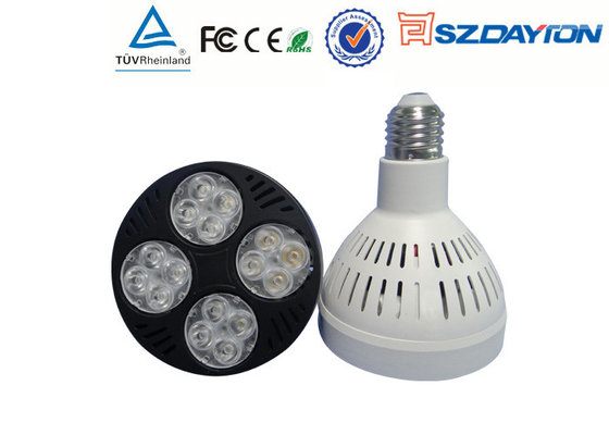 Hohe Leistung Dimmable PAR30 30W führte die weißen Scheinwerfer-Birnen und schwarze Aluminiumwohnung