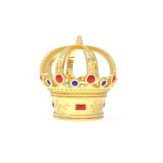 China Gold Crown Metal Perfume Cap Silver Zinc Alloy Perfume Cap Free Design Provide Samples supplier