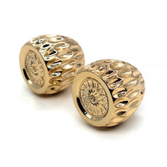 China Customized Zinc Alloy Good Sealing Perfume Cap Surface Custom Pattern supplier