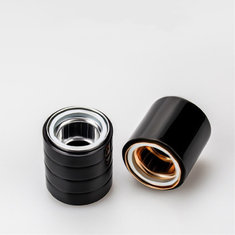 China Custom Black Round Magnetic Perfume Cap Free Sample Processing supplier
