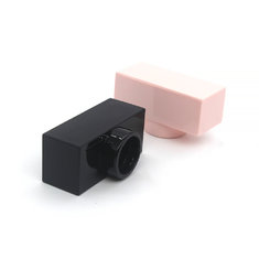 China Wholesale Plastic Luxury Perfume Cap Black Rectangle Perfume Bottle Caps supplier