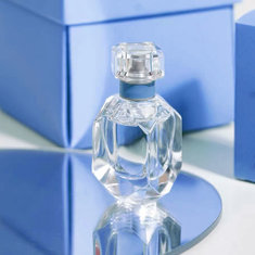 China Customized Transparent Glass Material Perfume Bottle Free Design Provides Samples supplier