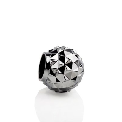 Unique Style Custom Logo Shiny Silver Round Zamak Cap For Perfume Bottle Package supplier