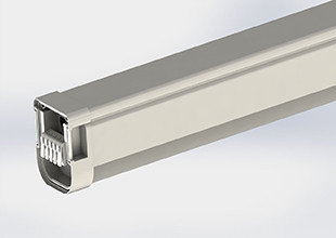 36w IP65 Tri Proof LED Light Fixture , LED Linear Light Fixture Connect Inside For Indoor
