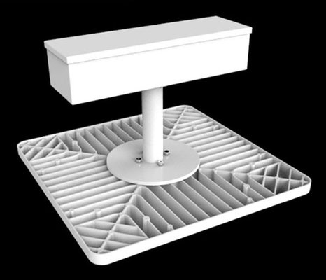 Outdoor LED Canopy Lights 80W 120 Degree Beam Angle With Lumileds / Osram 3030 LED