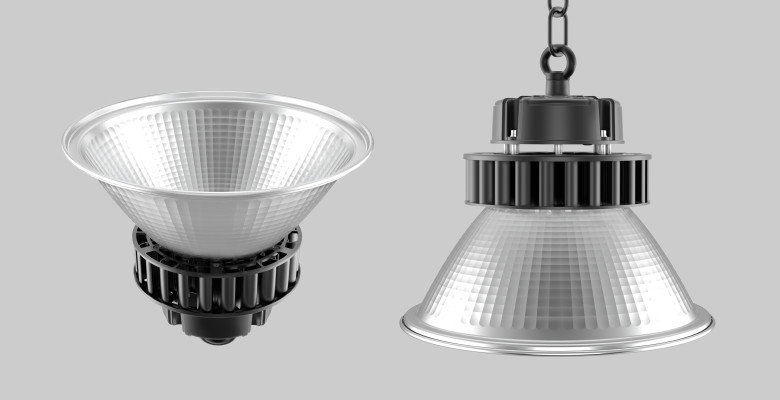 Aluminum Reflector Industrial High Bay Lights 100 Watt IP54 120LM/W PF>0.9