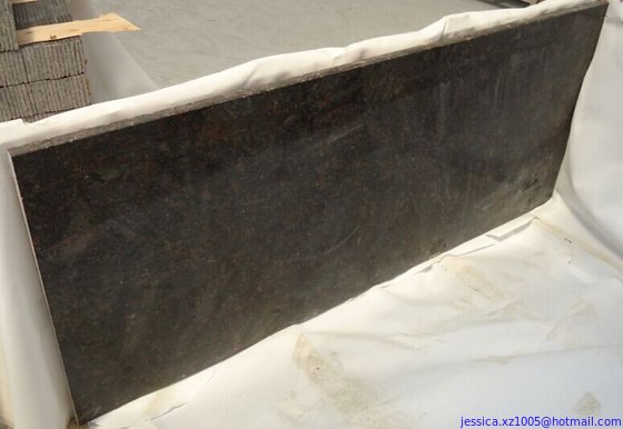 Chinese factory hot sale construction material granite slab of Tan brown
