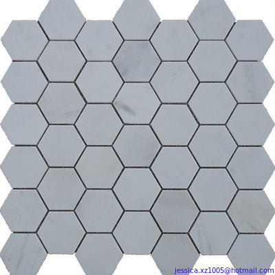 Brown Marble Mosaic,Herribone Mosaice,Hexagon Mosaic,Basket Wave Design Mosaic