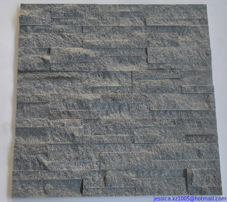 Hottest Natural Dark Grey Granite Stacked Stone, Wall cladding stone,Ledgstone Tiles
