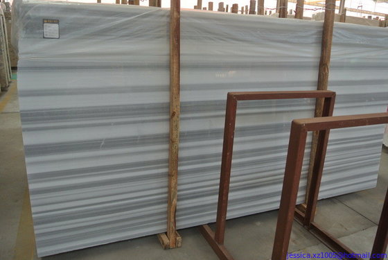 Popular White Wooden Marble,Beautiful Polished Marmara White Marble