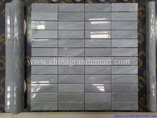 Grey Marble Mosaic,Herribone Mosaice,Hexagon Mosaic,Basket Wave Design Mosaic