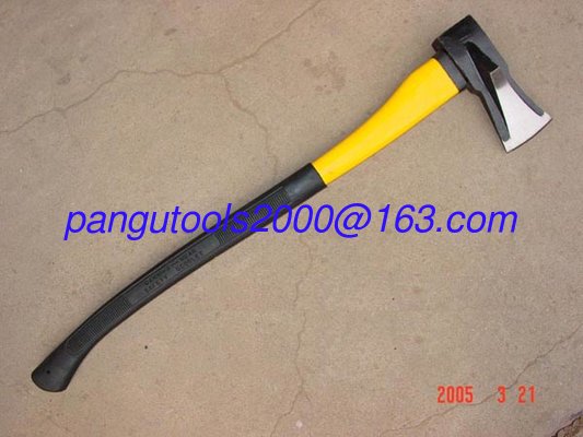 A666 wedge axe with fiber glass handle, splitting axe, splitting mauls, tree cutting tool