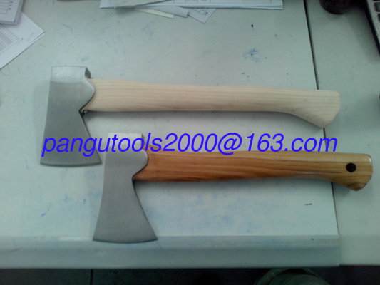 A614-1 forged axe with hickory handle
