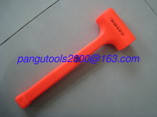 R882 Neon Orange or black Dead Blow Mallet, polyurethane mallet