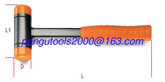 R883 rubber & hard plastic mallet hammer