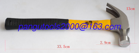 C441 Chinsed Pangu  claw Hammer with fiberglass handle, carpenter's hammer