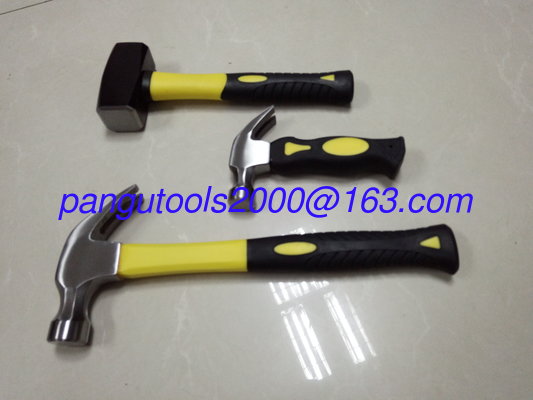 C441 Chinsed Pangu  claw Hammer with fiberglass handle, carpenter's hammer