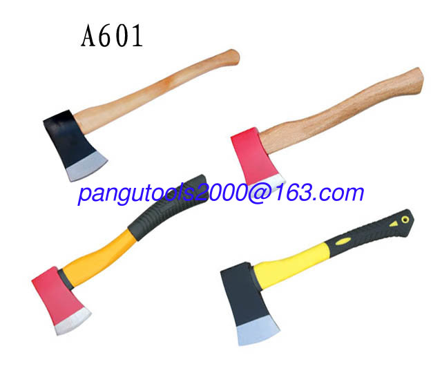 A601 axe with handle, felling axes, America-type, 1045 carbon steel