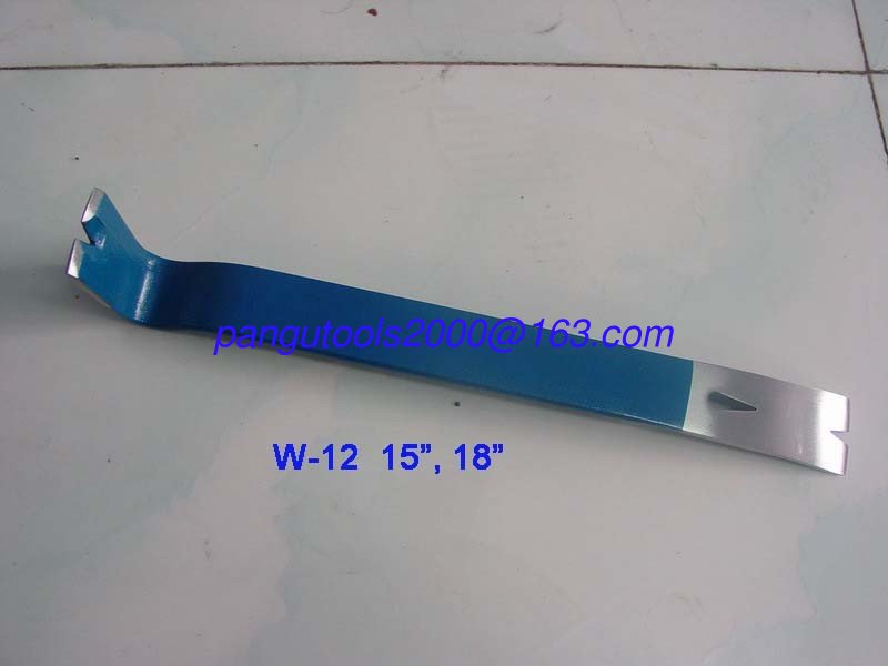 W-12 Nail puller, Pry bar, wrecking bar, utility bar, Chinses pry bar