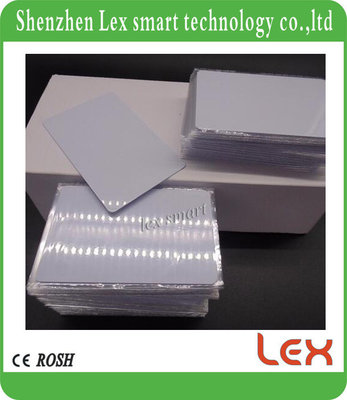 Printable TK4100 / EM4100 125khz Door Access Control Plastic Blank Smart Cards Key Cards White Plastic Doors ID Card