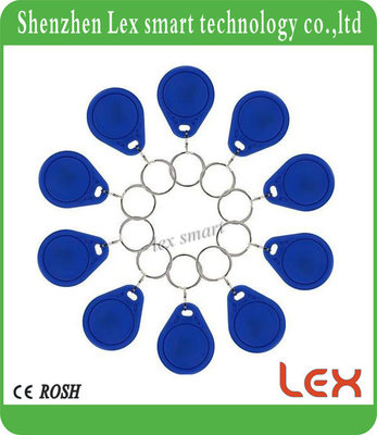 13.56MHz 1K RFID IC TAG Keychain Keyfobs Token Personalized Key Tag For Compatible MF-1 FM11RF08 ISO1444A