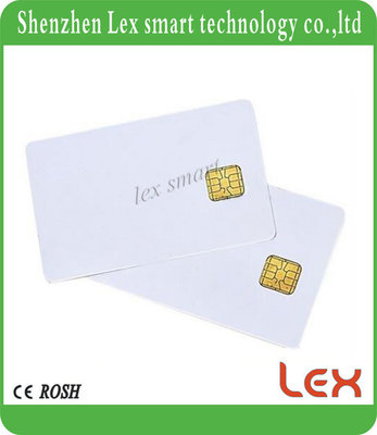 Read-write Card 256 bytes PVC FM4442 compatible SLE5542 Chip Contact Blank Smart IC Card