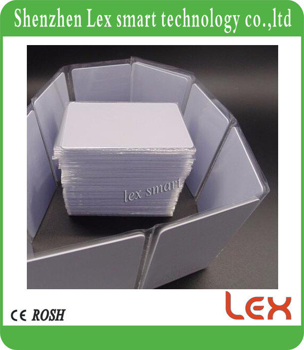 Printable TK4100 / EM4100 125khz Door Access Control Plastic Blank Smart Cards Key Cards White Plastic Doors ID Card