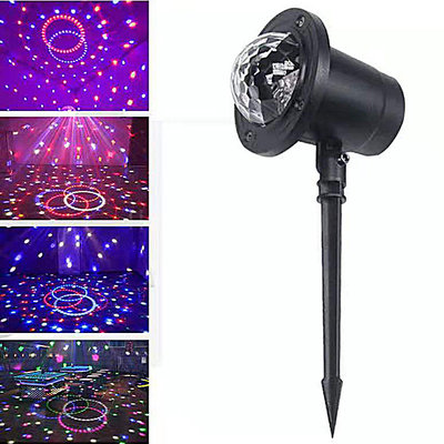 Outdoor IP65 Christmas RGBW infinite mixed color LED lawn magic ball light supplier