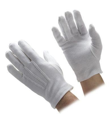 China white cotton gloves ,cotton working gloves supplier